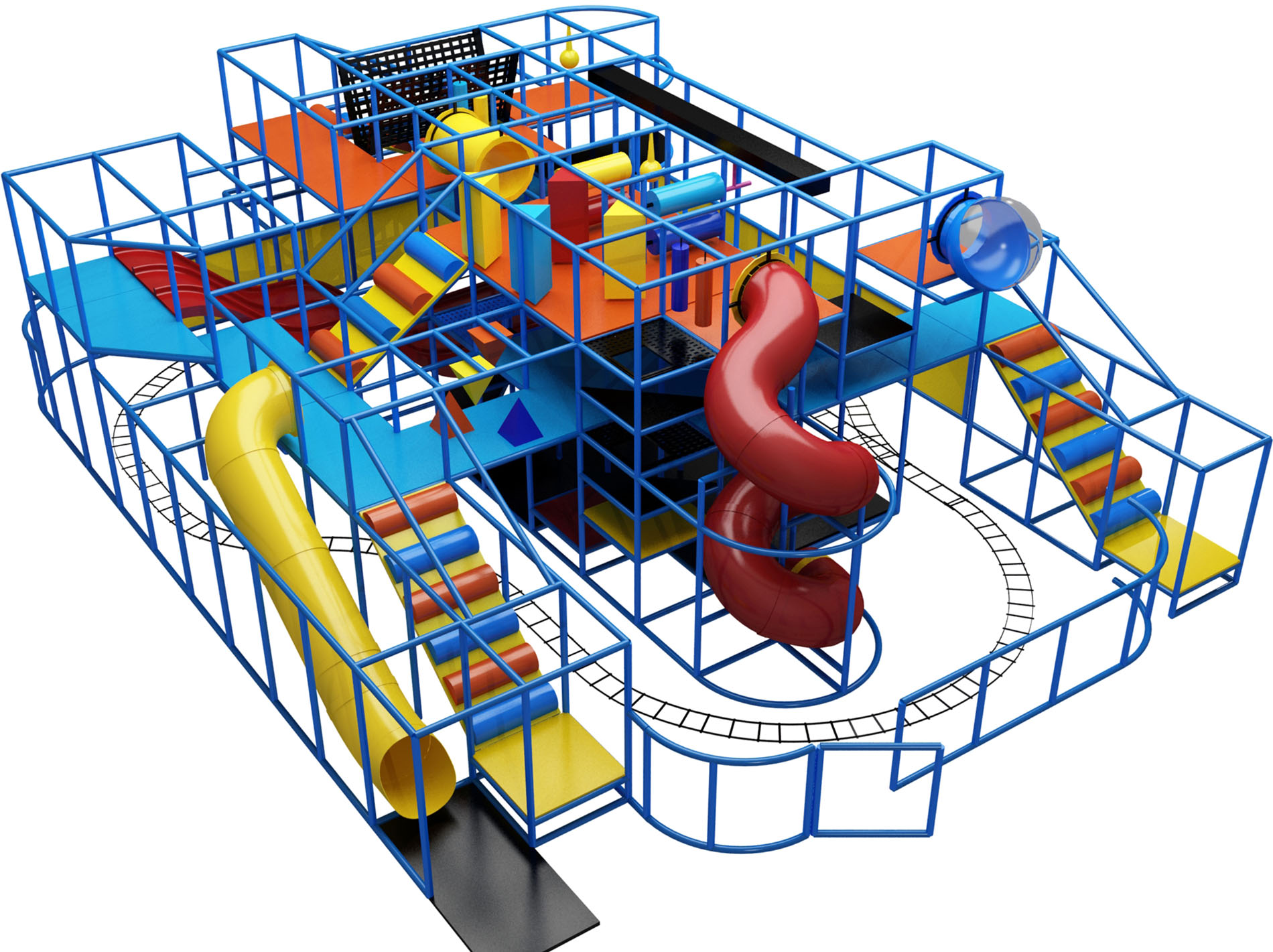 Buy Indoor Playground Equipment GPS540 -(Indoor Playsystem Size) 15 ft ...