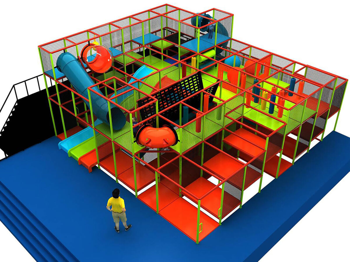 Buy Indoor Playground Equipment GPS239 -(Indoor Playsystem Size) 15 ft ...