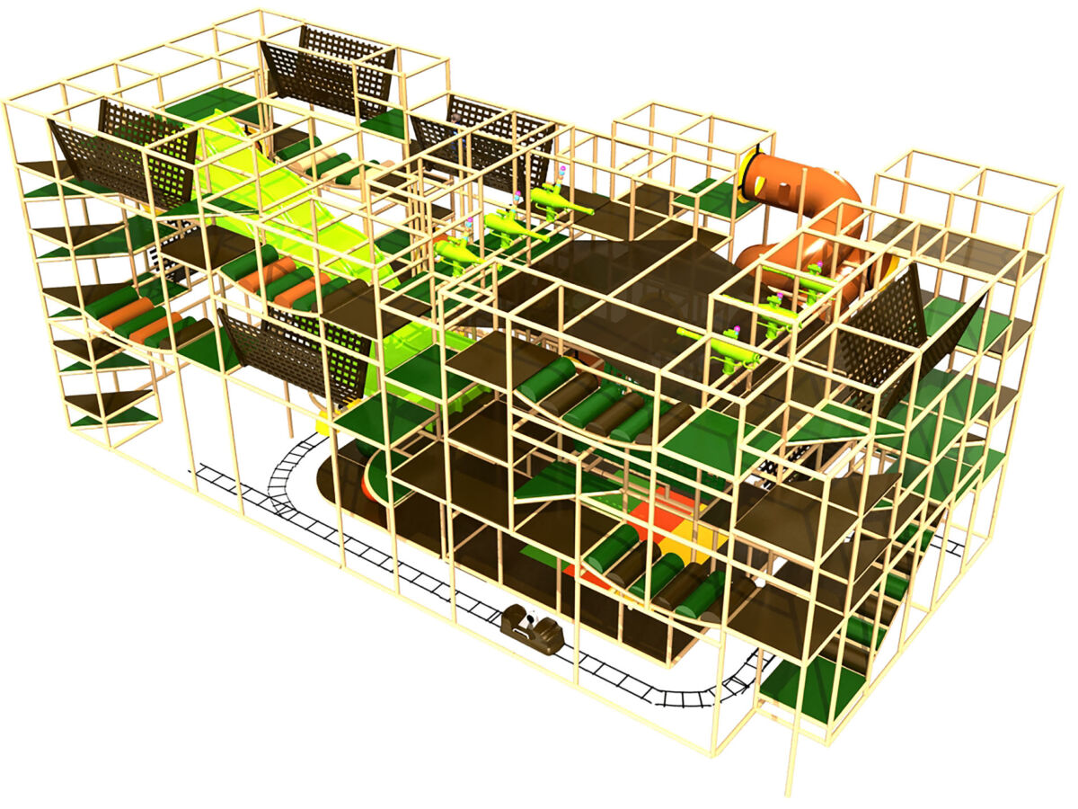 Buy Indoor Playground Equipment GPS540 -(Indoor Playsystem Size) 15 ft ...