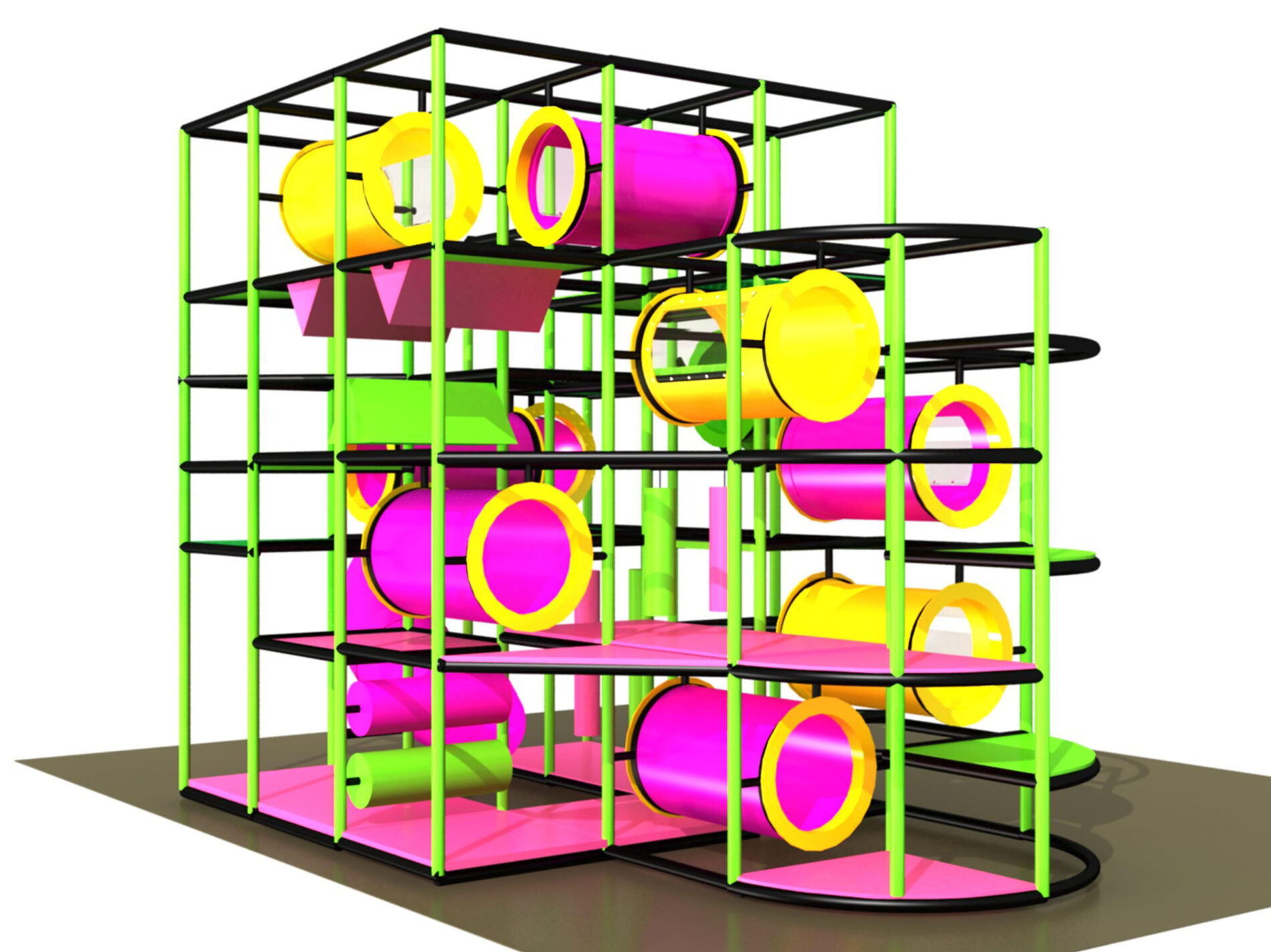 Indoor Playground GPS971 Indoor Playsystem Size 16 Ft H X 24 Ft indoor-playground-gps971-indoor-playsystem-size-16-ft-h-x-24-ft