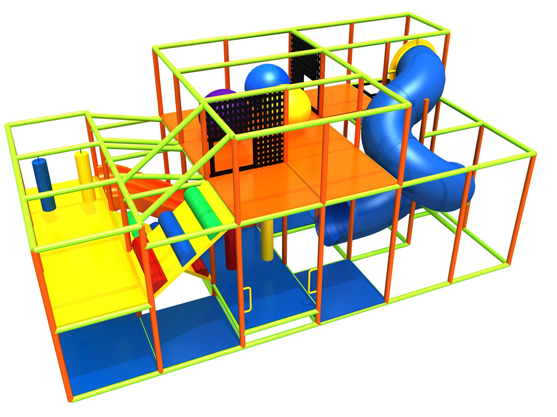 Indoor Playground GPS996 11 Ft H X 24 Ft W X 12 Ft Go Play Systems indoor-playground-gps996-11-ft-h-x-24-ft-w-x-12-ft-go-play-systems